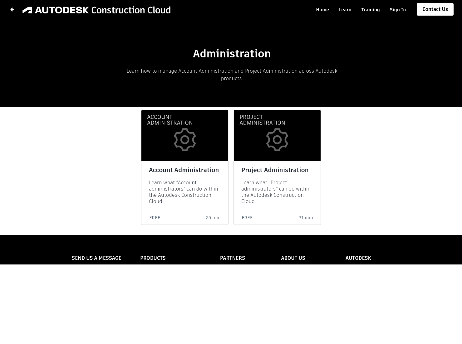 Learn Administration | autodesk.com