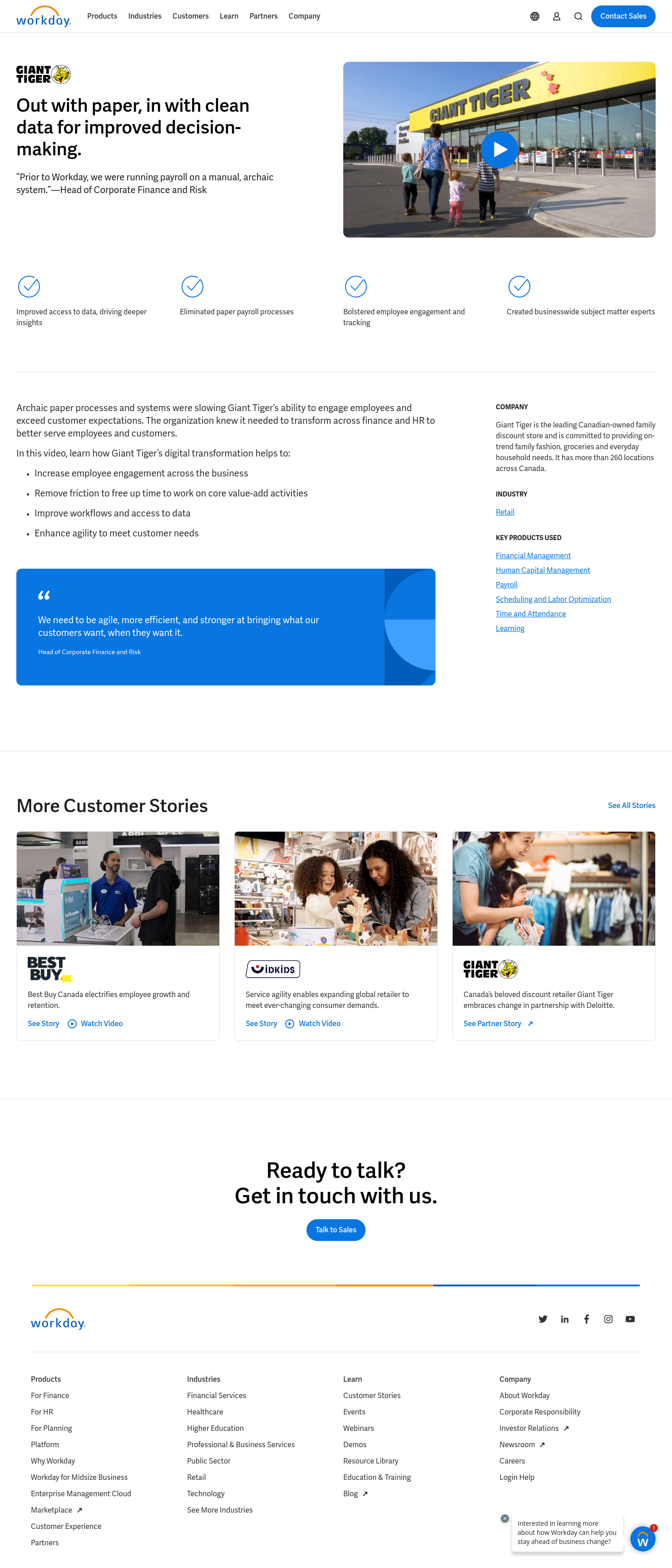 Giant Tiger boosts employee engagement with digital transformation ...