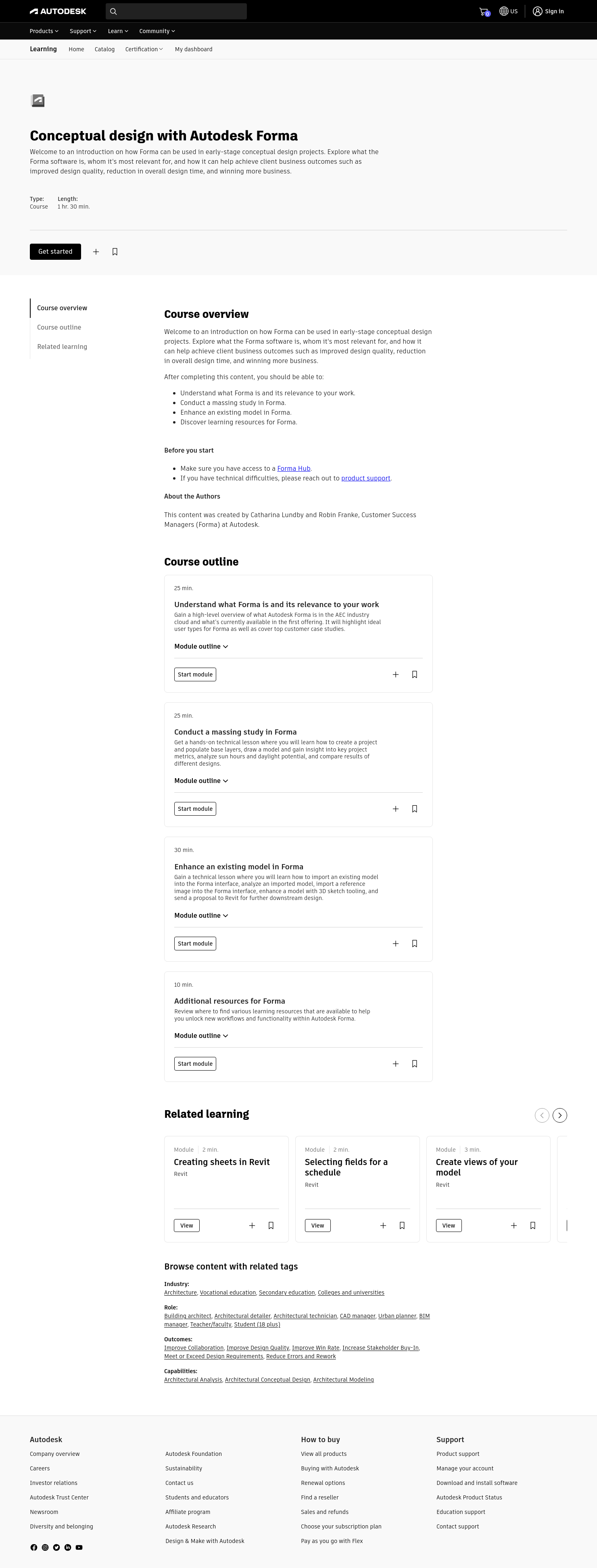 Learn - Conceptual design with Autodesk Forma | Autodesk